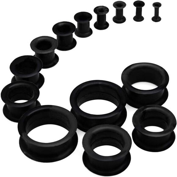 Accessories | Ear Stretching Kit Silicone Gauges Tunnels Set 228 Pcs ...